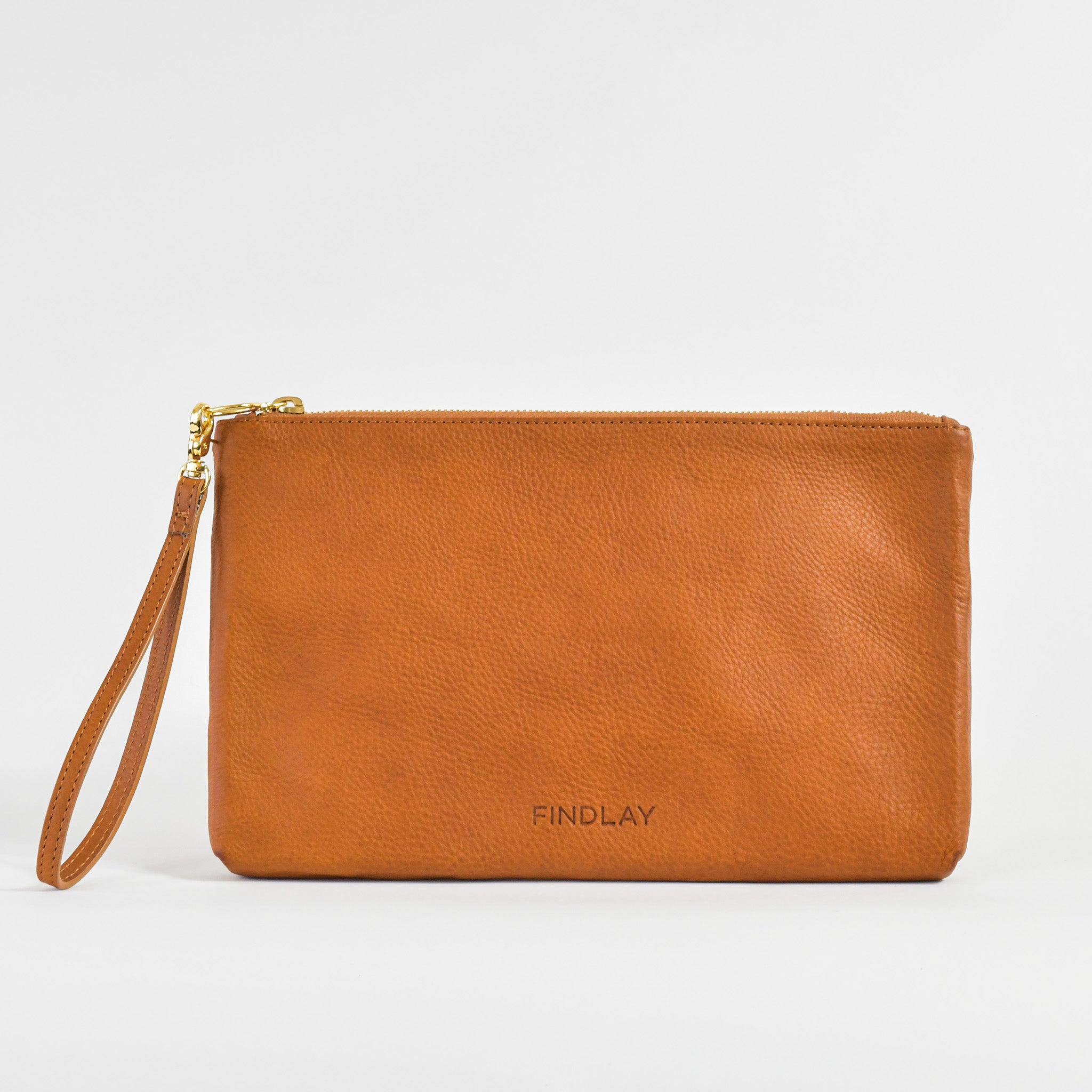 Perfect Zip Pouch, Camel – Findlay